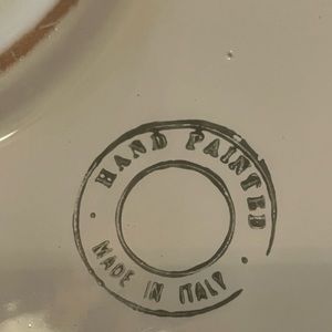 La Musa | Art | Vintage La Musa Italy Italian Art Pottery Large Plate ...